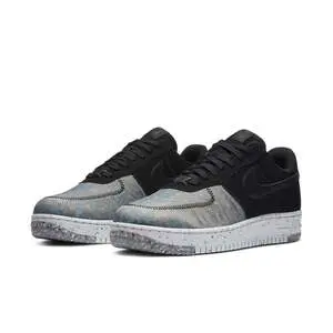Nike Force 1 Crater Low Top Sneakers - Black