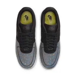 Nike Force 1 Crater Low Top Sneakers - Black
