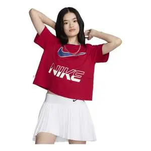 Nike Logo T-shirt Asia Sizing - Gym Red
