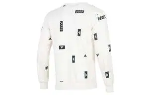 Adidas Crewneck Sweatshirt With All-over Graphic Print