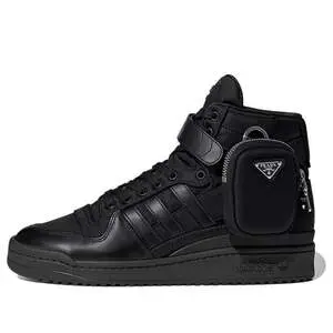Adidas Prada X Originals Forum High Top Sneakers - Black