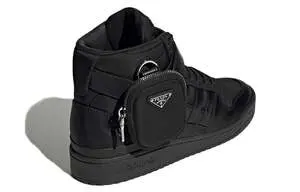 Adidas Prada X Originals Forum High Top Sneakers - Black