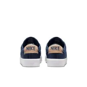 Nike Blazer Low Gt Sb "midnight Navy Denim" Sneakers - Dark Blue