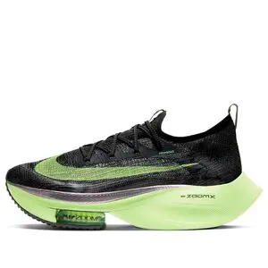 Nike Nike Air Zoom Alphafly Next% Athletic Sneakers Black/green