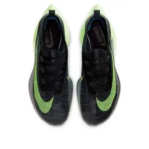 Nike Zoom Alphafly Next% Athletic Sneakers - Black/green