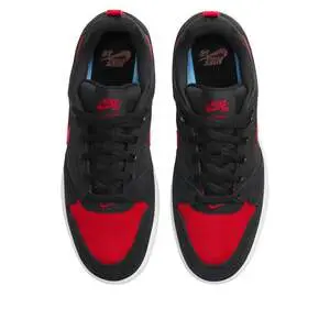 Nike Alleyoop Sb "bred" Sneakers - Red
