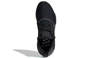 Adidas Nmd_r1 Metallic Blue Boost Sneakers - Black