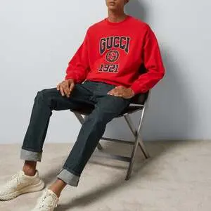 Gucci Cotton Jersey Sweatshirt With Embroidery
