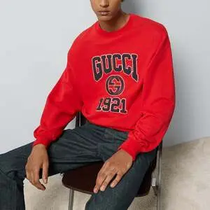 Gucci Cotton Jersey Sweatshirt With Embroidery