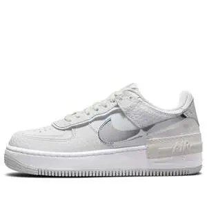 Nike Force 1 Shadow Sneakers - White/silver