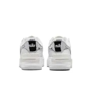 Nike Force 1 Shadow Sneakers - White/silver