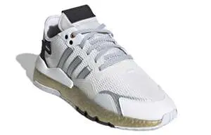 Adidas Nite Jogger "white Gold Metallic - White/black