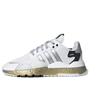 Adidas Nite Jogger "white Gold Metallic - White/black