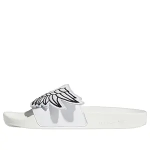 Adidas Jeremy Scott X Adilette Wings Slides - Cloud White/core Black/cloud White