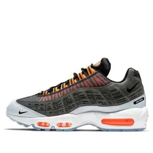 Nike X Kim Jones Air Max 95 "total Orange" Sneakers - Black/total Orange