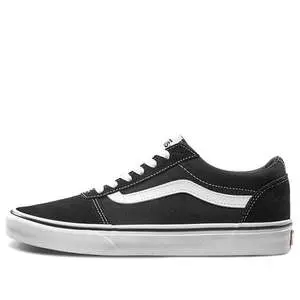 VANS Ward Suede Canvas Low Top Sneakers - Black