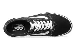 VANS Ward Suede Canvas Low Top Sneakers - Black