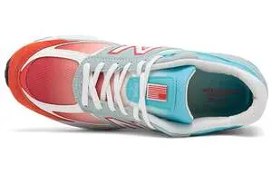 NEW BALANCE 990v5 Made In Usa Athletic Sneakers - Red/blue
