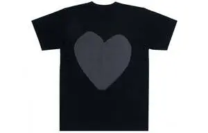 Play Comme Des Garcon Large Short Sleeve - Black