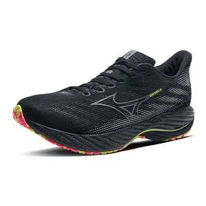 Mizuno Wave Rider 28 'black Sunny Lime' Athletic Footwear