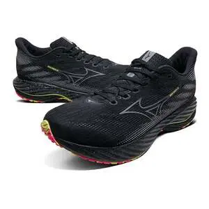 Mizuno Wave Rider 28 'black Sunny Lime' Athletic Footwear