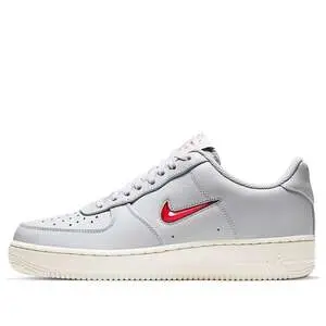 Nike Force 1 Jewel Low Top Sneakers - Grey/red