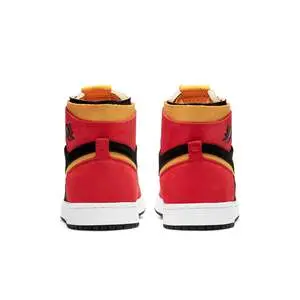 JORDAN 1 High Zoom Comfort High Top Sneakers - Black/chile Red/white