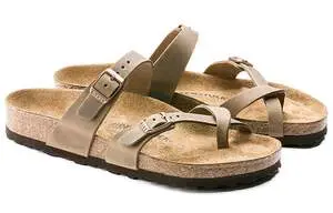 BIRKENSTOCK Mayari Cowhide Sandals - Brown