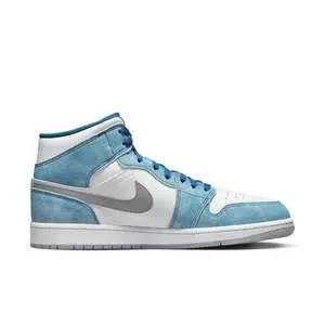 JORDAN 1 Mid Se "french Blue" Sneakers - White/blue