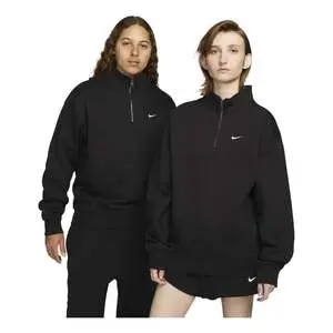 Nike Solo Swoosh 1/4 Zip Top - Black