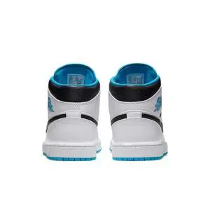 JORDAN 1 Mid Laser Blue Sneakers - White