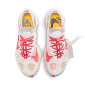 Nike X Off-white Air Zoom Tempo Next% 'white' Sneakers - White/red