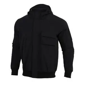 Adidas Casual Sports Jacket With Hood - Black