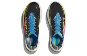 Hoka One One Rocket X 2 Athletic Sneakers - Black/rainbow