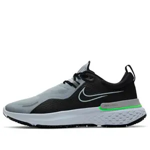 Nike React Miler Shield Sneakers - Gray/black/green