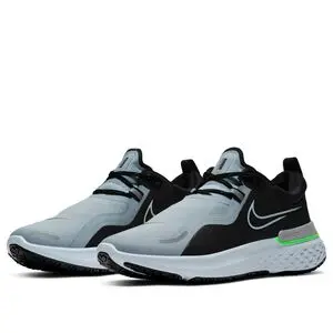 Nike React Miler Shield Sneakers - Gray/black/green