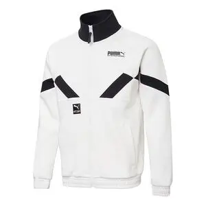 PUMA Casual Sports Knitted Jacket - White
