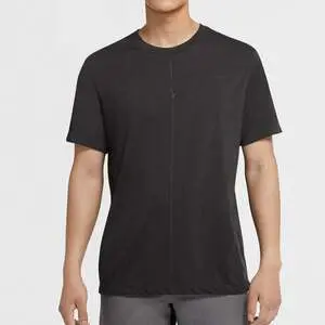 Nike Yoga Dri-fit Short Sleeve T-shirt - Black