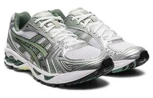Asics Gel-kayano "pure Silver Slate Grey" Athletic Sneakers - Silver/green