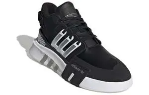 Adidas Eqt Bask Adv V2 "core " Mid Top Sneakers - Black