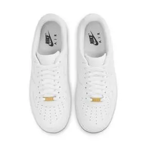 Nike Force 1 Low "metallic Gold - White