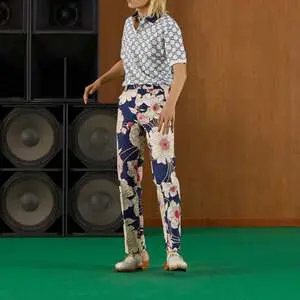 Gucci Gg Stretch Cotton Polo 'white Blue Cotton - White/blue Cotton