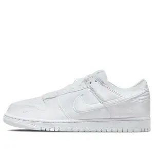 Nike X Dover Street Market Dunk Low Velvet Sneakers - White