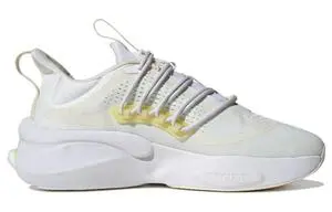 Adidas Alphaboost V1 Running Shoes - White/yellow
