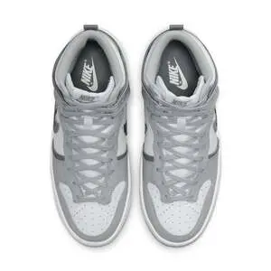 Nike Dunk High Up Sneakers - White/grey/silver