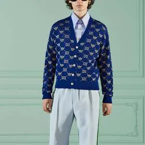 Gucci X Adidas Gg Trefoil Cardigan