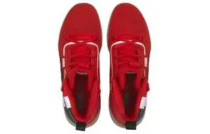 PUMA Legacy High Top Basketball Sneakers - Red/black