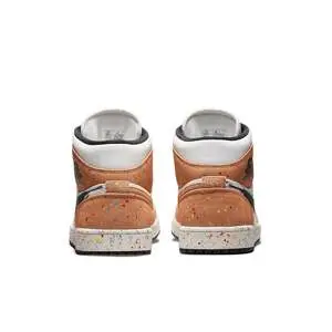 JORDAN 1 Mid Se 'brushstroke Paint Splatter - Sail/black/cider
