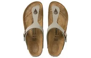BIRKENSTOCK Gizeh Birko Flor Sandals - Grey