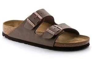BIRKENSTOCK Arizona Birko-flor Nubuck Sandals - Brown